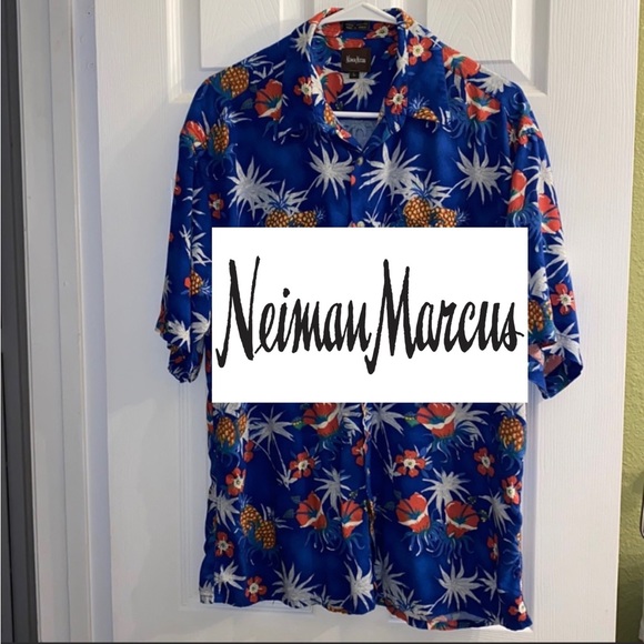 Neiman Marcus | Shirts | Rare Vintage Neiman Marcus Pineapple Aloha ...